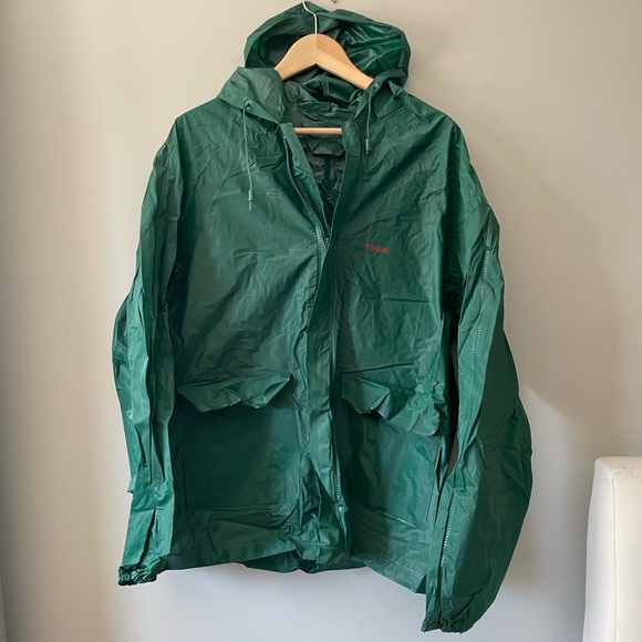 Stearns | Jackets & Coats | Stearns Waterproof Pvc Rain Jacket Green ...